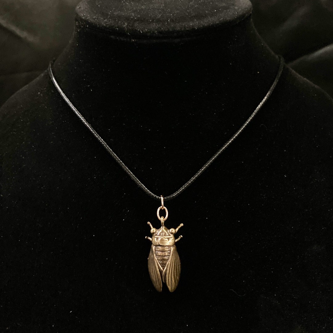 Cicada Necklace, Cicada Pendant, Cicada Jewelry, Periodical Cicada ...