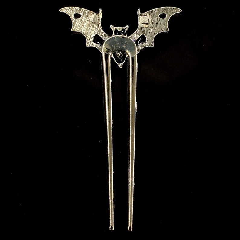 White Bat, Shell Hair Fork, Shell Bat Silver Bat, Bat Hair Pin, Bat ...