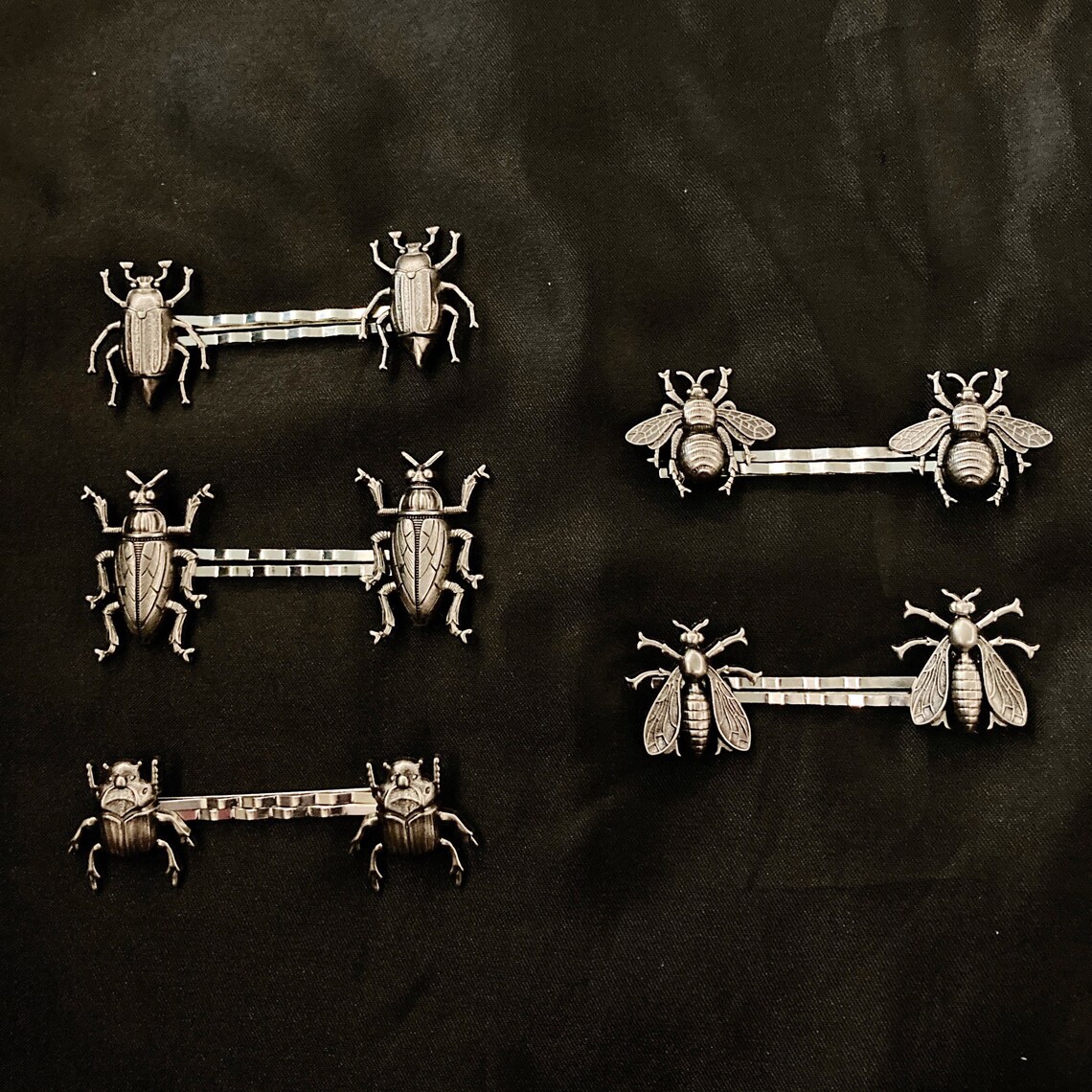 Insect Hair Pins Insect Jewelry Cockroach Hair Pins Fly | Etsy