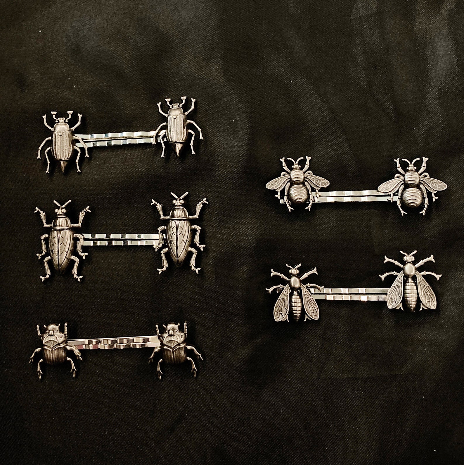 Insect Hair Pins Insect Jewelry Cockroach Hair Pins Fly | Etsy