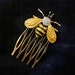 Hair Comb Bee Hair Comb Insect Hair Comb Jeweled Insect - Etsy