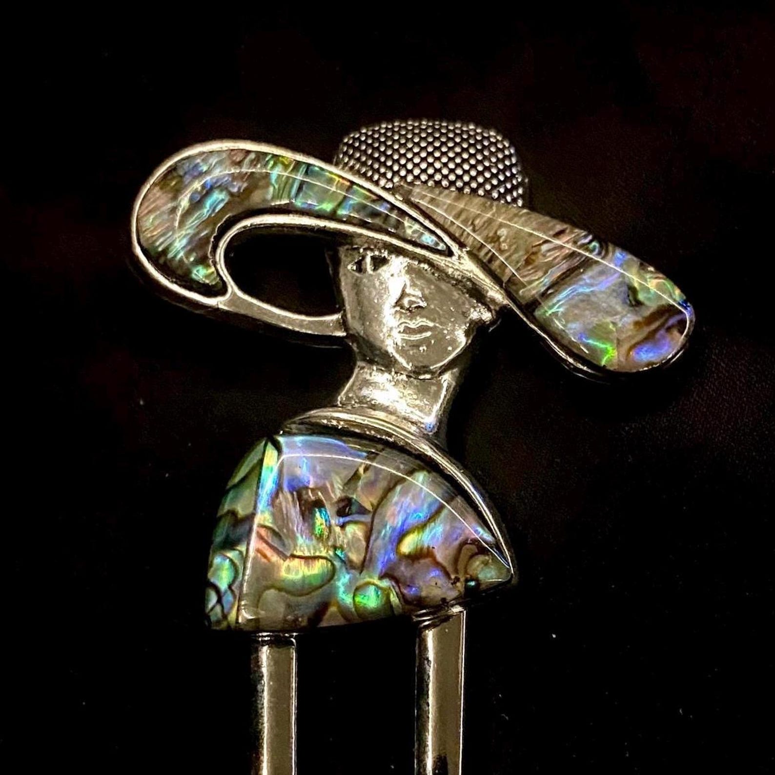 Woman Hair Fork, Hat Hair Fork, Face Hair Fork, Abalone Hair Fork ...