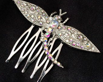 Dragonfly Hair Comb | Etsy