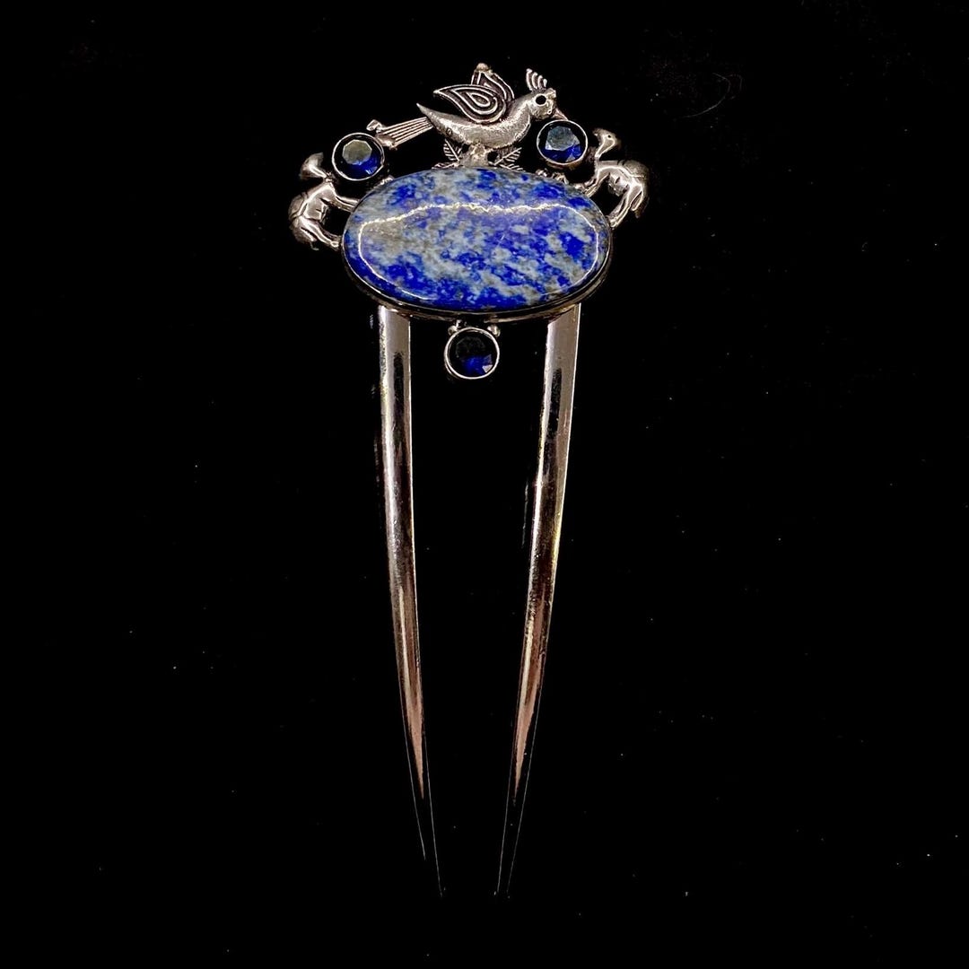 Extra Long Hair Fork, Lapis Lazuli Hair, Lapis Hair Fork, Lapis Lazuli ...