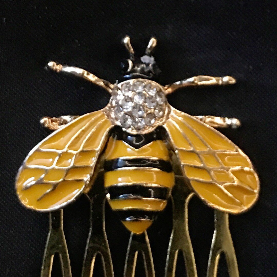 Hair Comb Bee Hair Comb Insect Hair Comb Jeweled Insect | Etsy