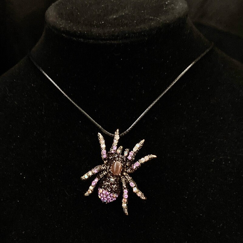 Spider Necklace - Etsy