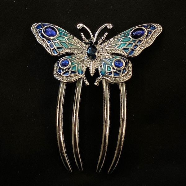 Butterfly Hair Comb - Etsy