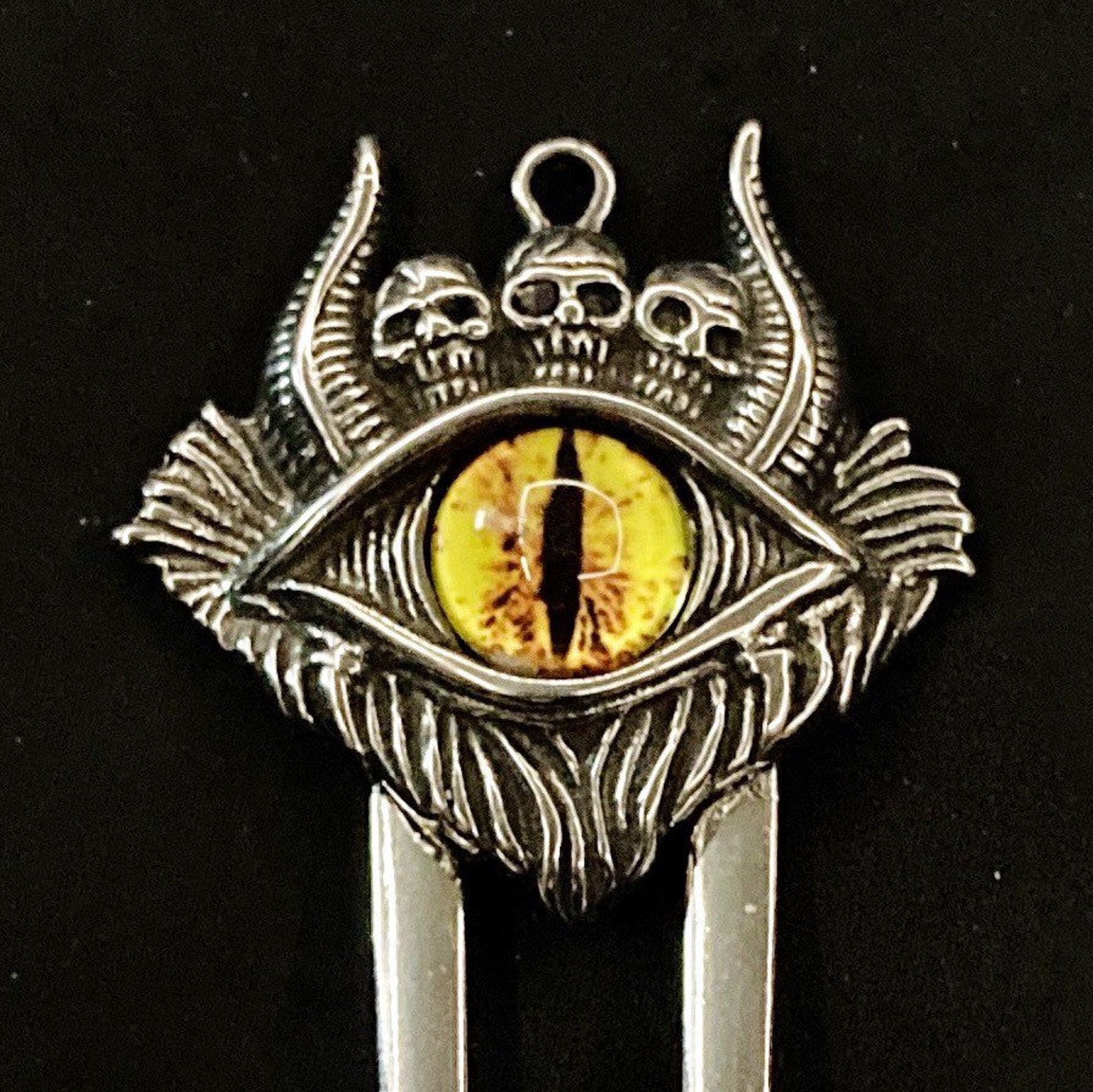 Evil Eye Hair Fork, Cats Eye, Yellow Eye, Creepy Eye, Evil Eye Hair, U ...