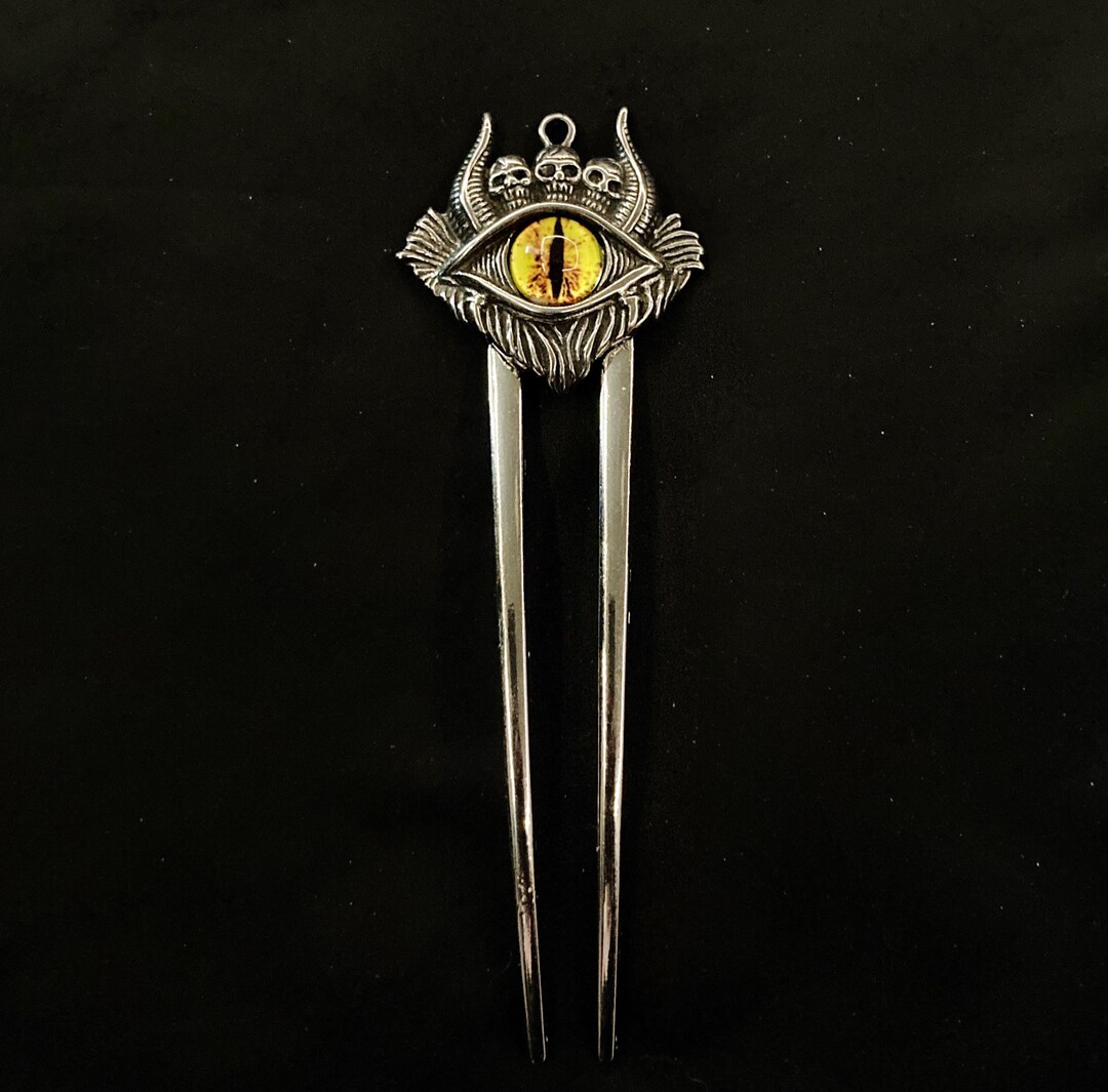 Evil Eye Hair Fork, Cats Eye, Yellow Eye, Creepy Eye, Evil Eye Hair, U ...