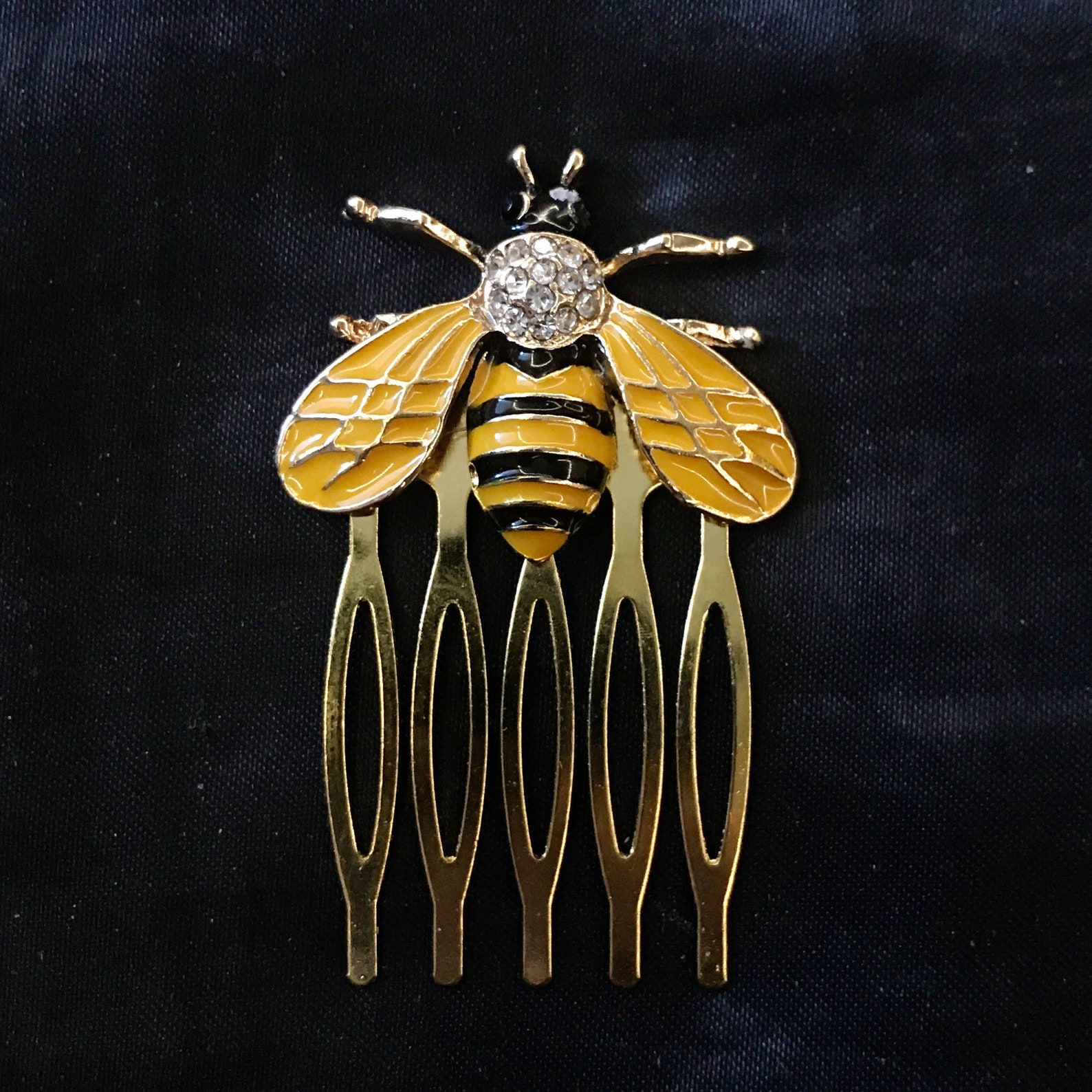 Hair Comb Bee Hair Comb Insect Hair Comb Jeweled Insect | Etsy