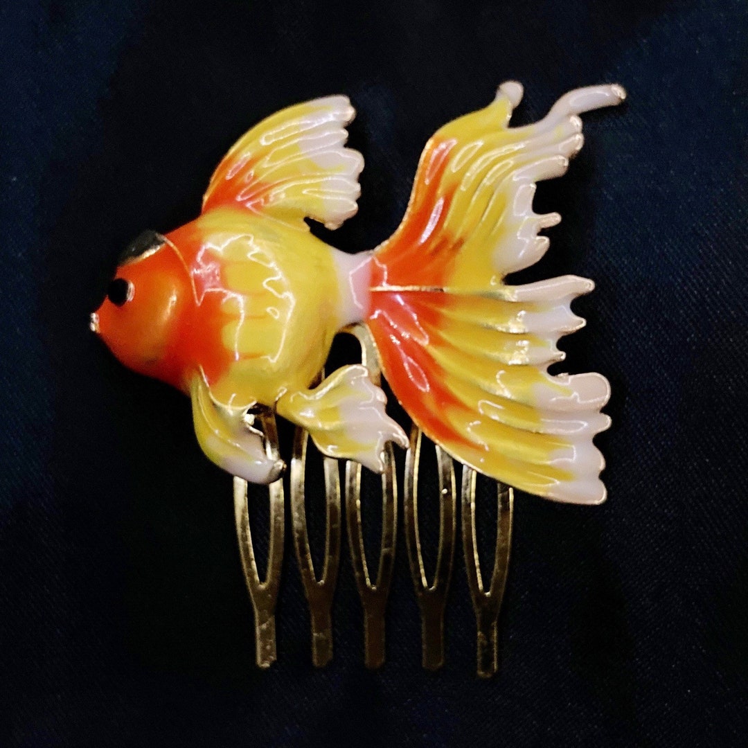 Koi Fish, Koi Fish Hair Comb, Goldfish Hair, Goldfish Hair Comb ...