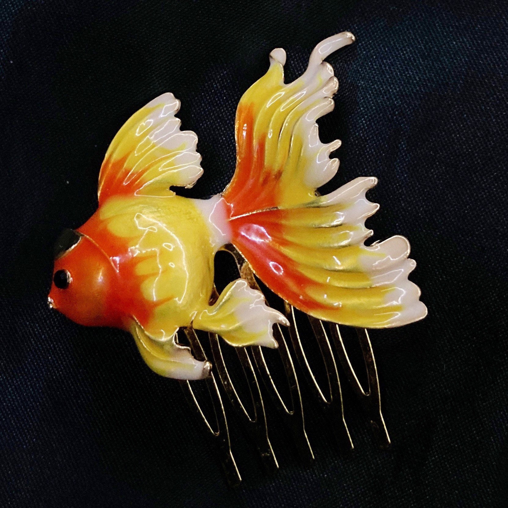 Koi Fish, Koi Fish Hair Comb, Goldfish Hair, Goldfish Hair Comb ...
