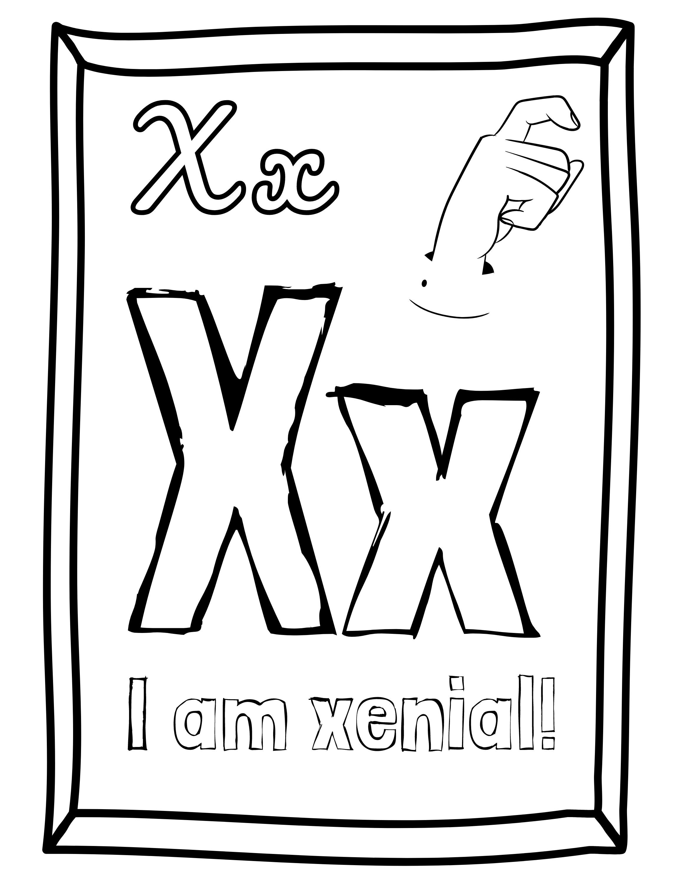 Printable Alphabet Affirmations Coloring Pages With Cursive, Print, and ...