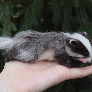 Badger Miniature/badger/custom Order/pet Portrait/sculpture/dollhouse ...
