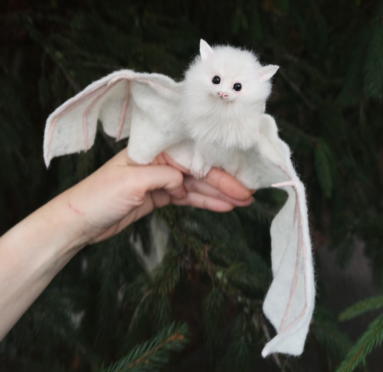 White Bat/gothic Bat/halloween/flying - Etsy