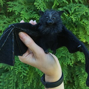 Little Bat Miniature/halloween/flying Fox/black Bat/pet | Etsy