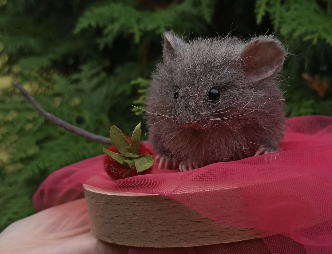 Mouse/grey Mouse/realistic Miniature/dollhouse/miniature/realistic ...
