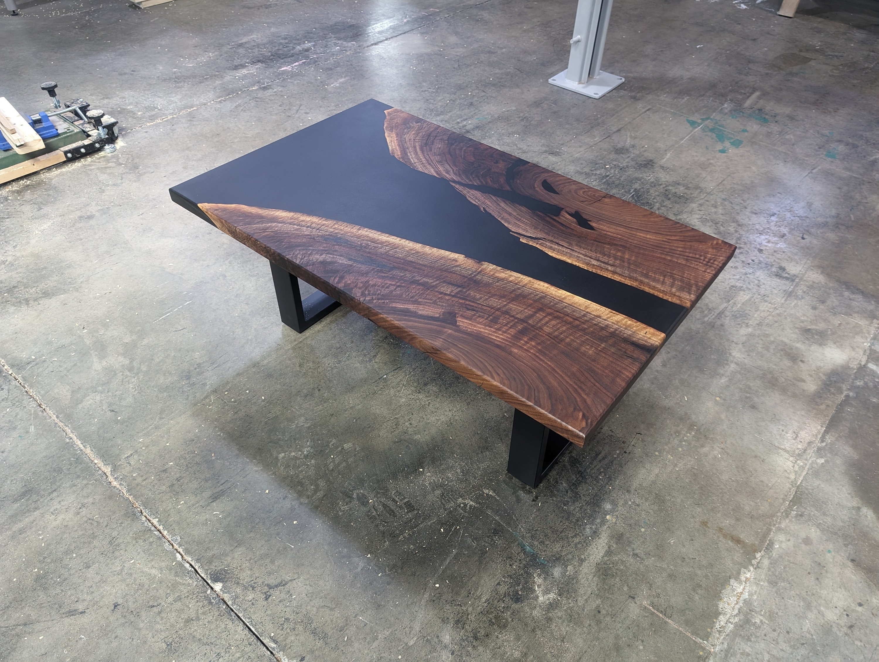 Black Walnut Epoxy Coffee Table - Etsy