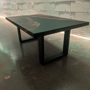 Black Walnut Epoxy Coffee Table - Etsy