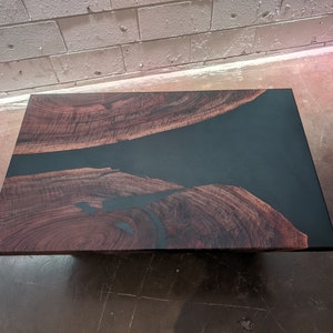 Black Walnut Epoxy Coffee Table - Etsy