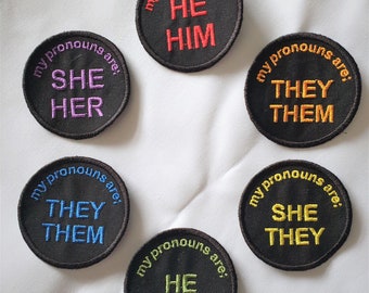 Non-binary Pride Flag Embroidered Patch - Etsy