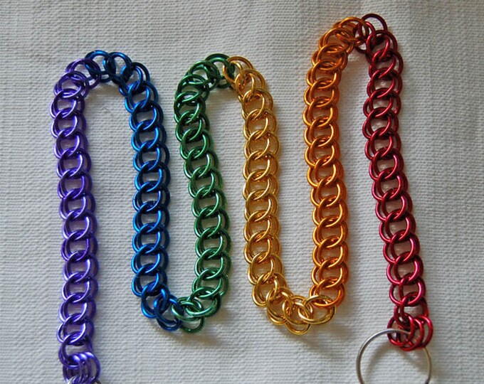 Rainbow Gay Pride Aluminium Wallet Chain - Etsy