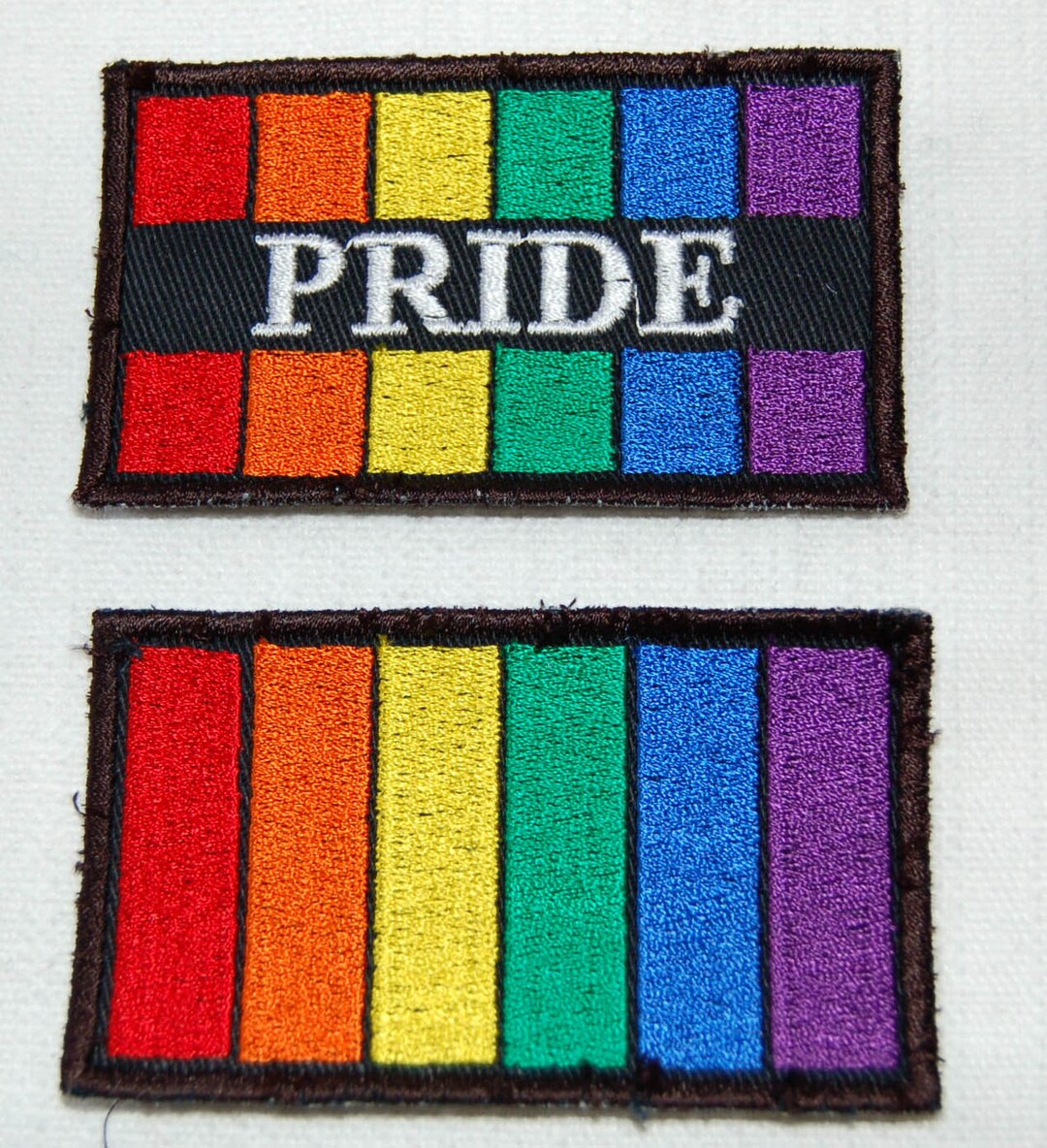 Gay Pride Rainbow Flag Embroidered Patch - Etsy