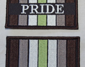 Genderqueer Pride Flag Embroidered Patch | Etsy