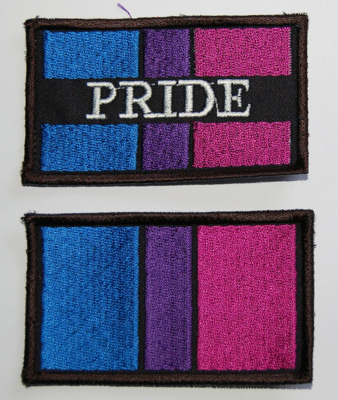 Bisexual Bi Pride Flag Embroidered Patch - Etsy