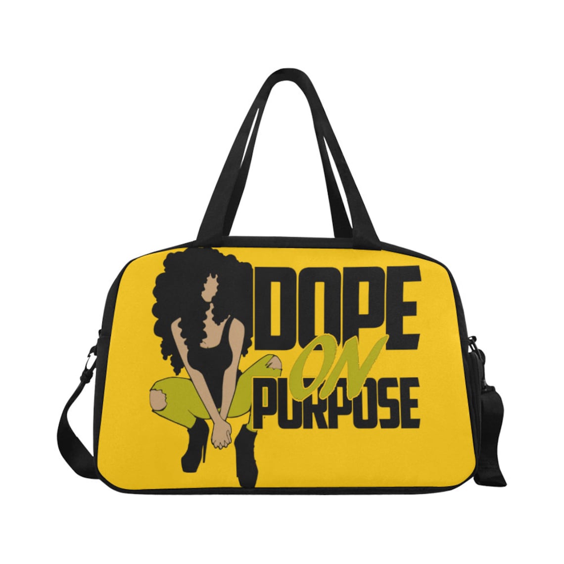 Dope on Purpose Black Woman Carry on Travel Bag Under - Etsy