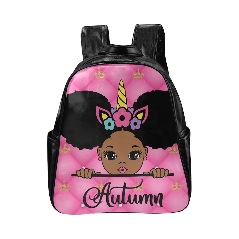 Black Girl School Backpack - Etsy