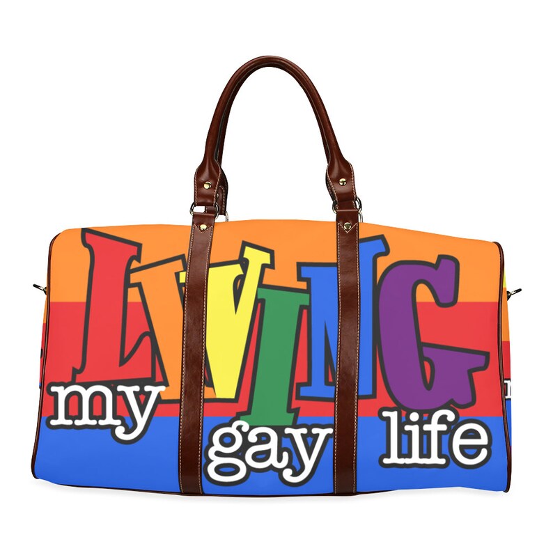 LGBT Living My Gay Life Travel Purse Duffle Bag Free Worldwide - Etsy