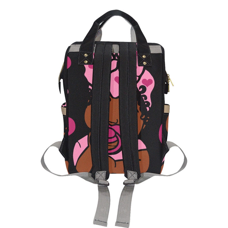 African American Baby Girl Backpack Diaper Clothing Bottles | Etsy