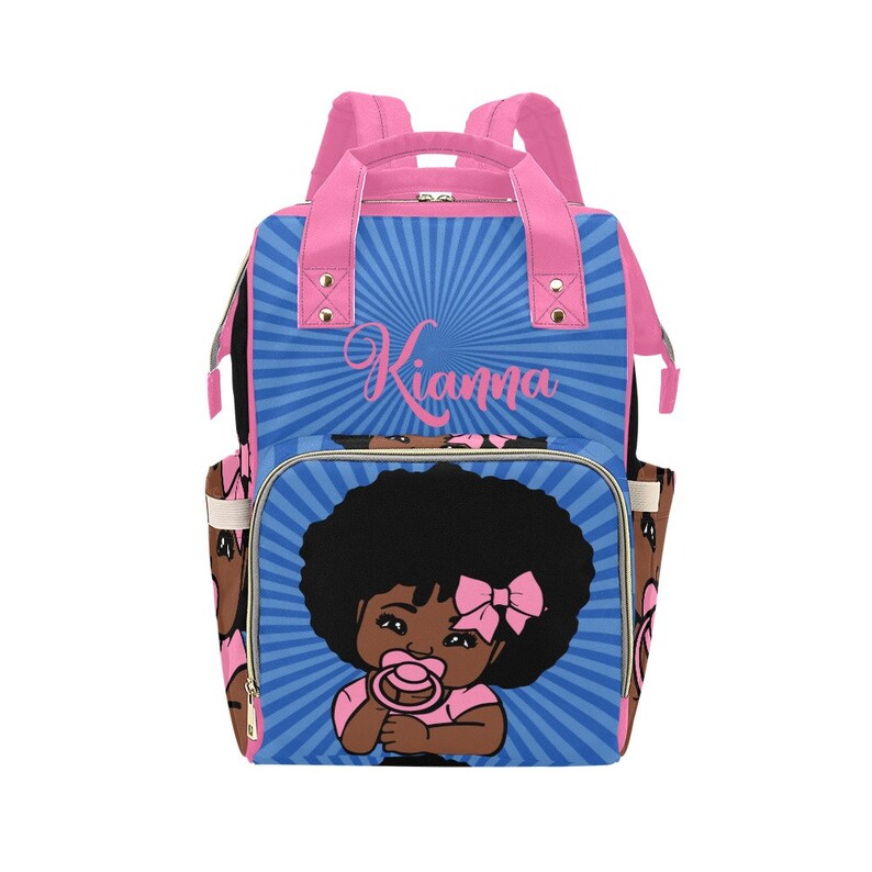 Afro Burst Personalized African American Baby Girl Backpack - Etsy