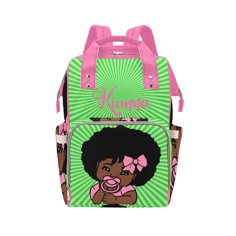 Afro Burst Personalized African American Baby Girl Backpack - Etsy