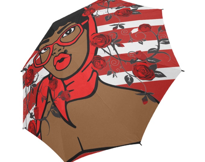 Retro Black Woman Roses African American Ethnic Semi Automatic - Etsy