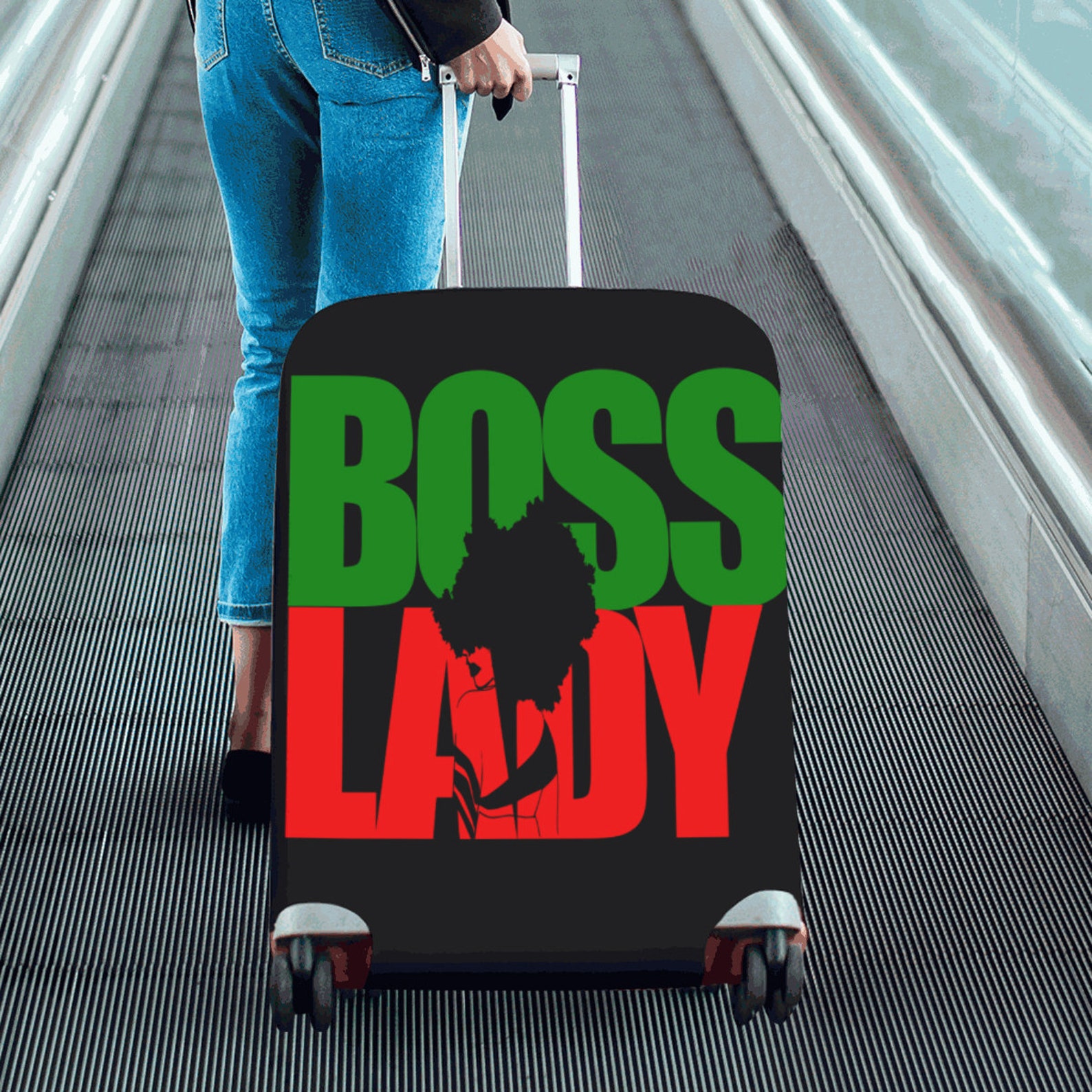 Boss Lady Red Black Green African American Woman Ethnic | Etsy