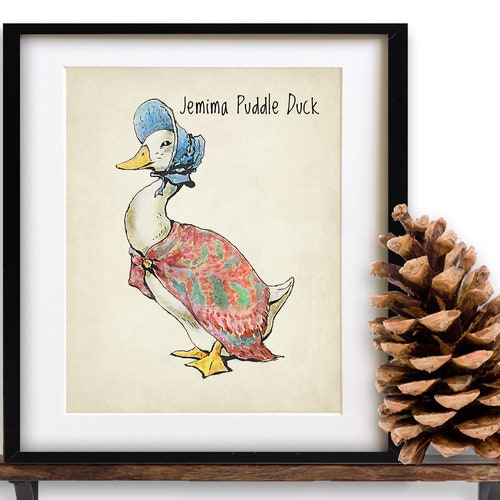 Beatrix Potter Print Jemima Puddle Duck Beatrix Potter Art - Etsy