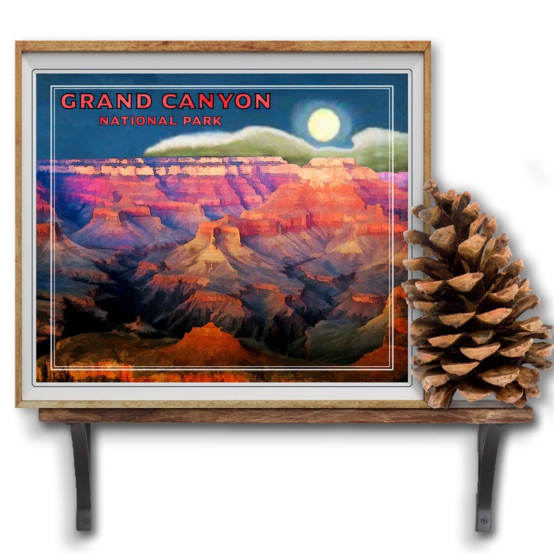 Grand Canyon Poster National Park Poster Arizona Decor | Etsy