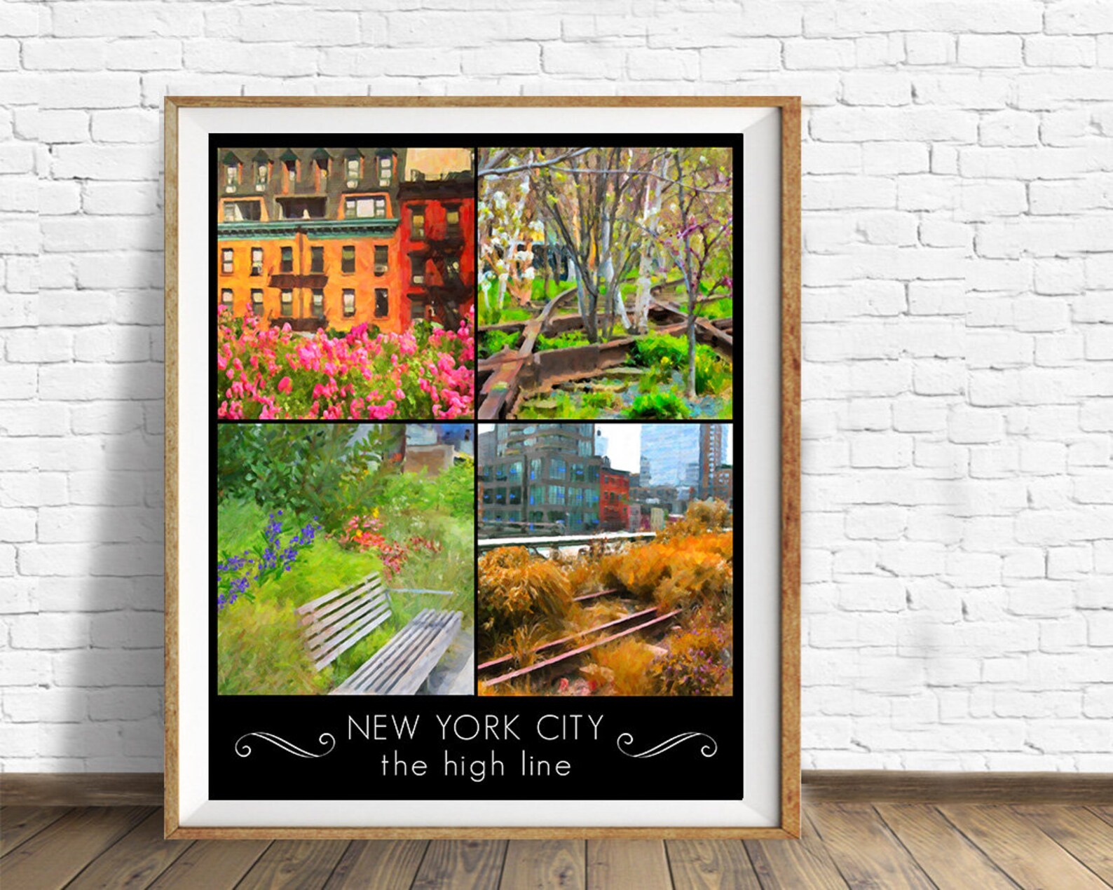 New York Poster - High Line Poster - Nyc Poster - High Line Print ...