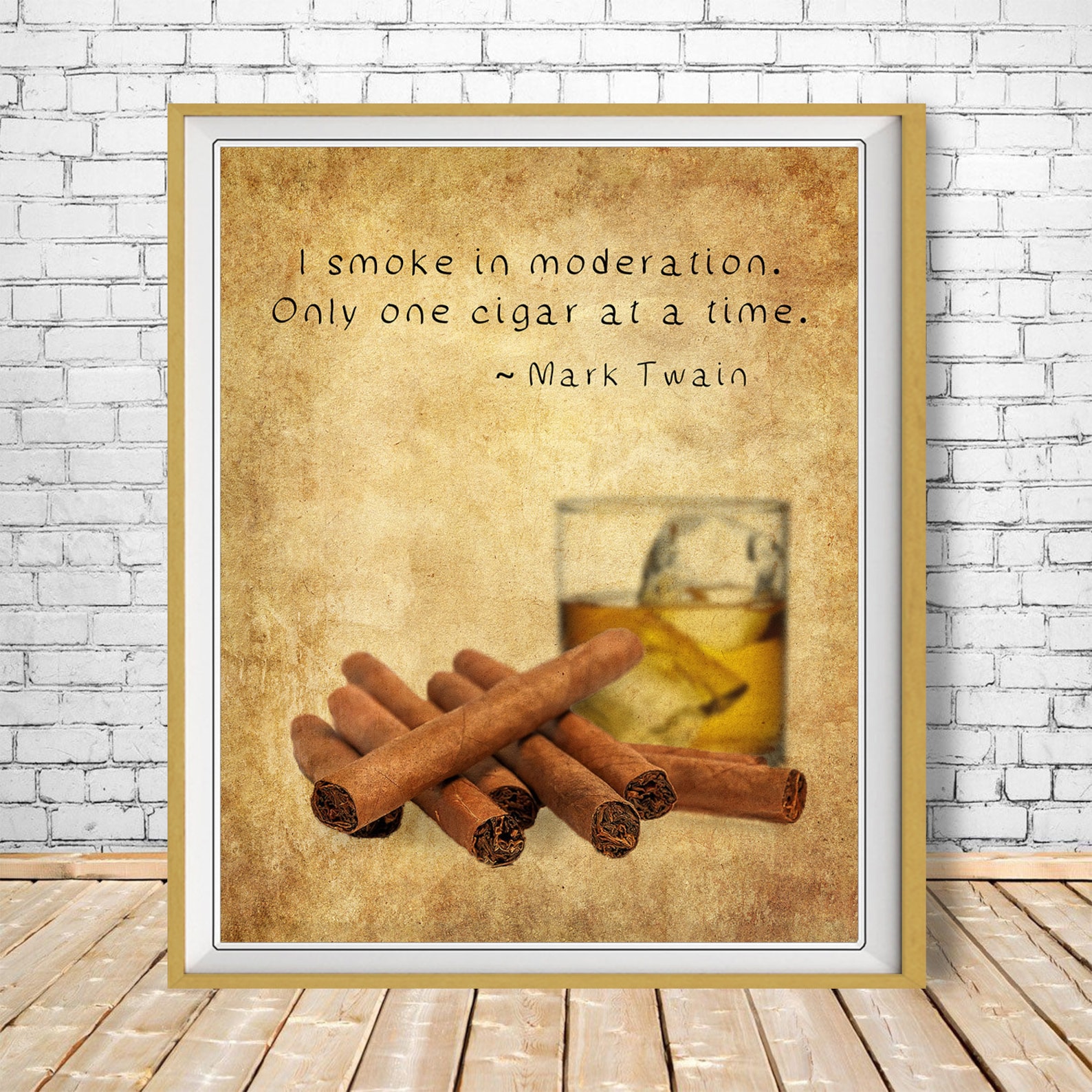 Cigar Art Cigar Prints Discounted Set of 3 Bar Art - Etsy