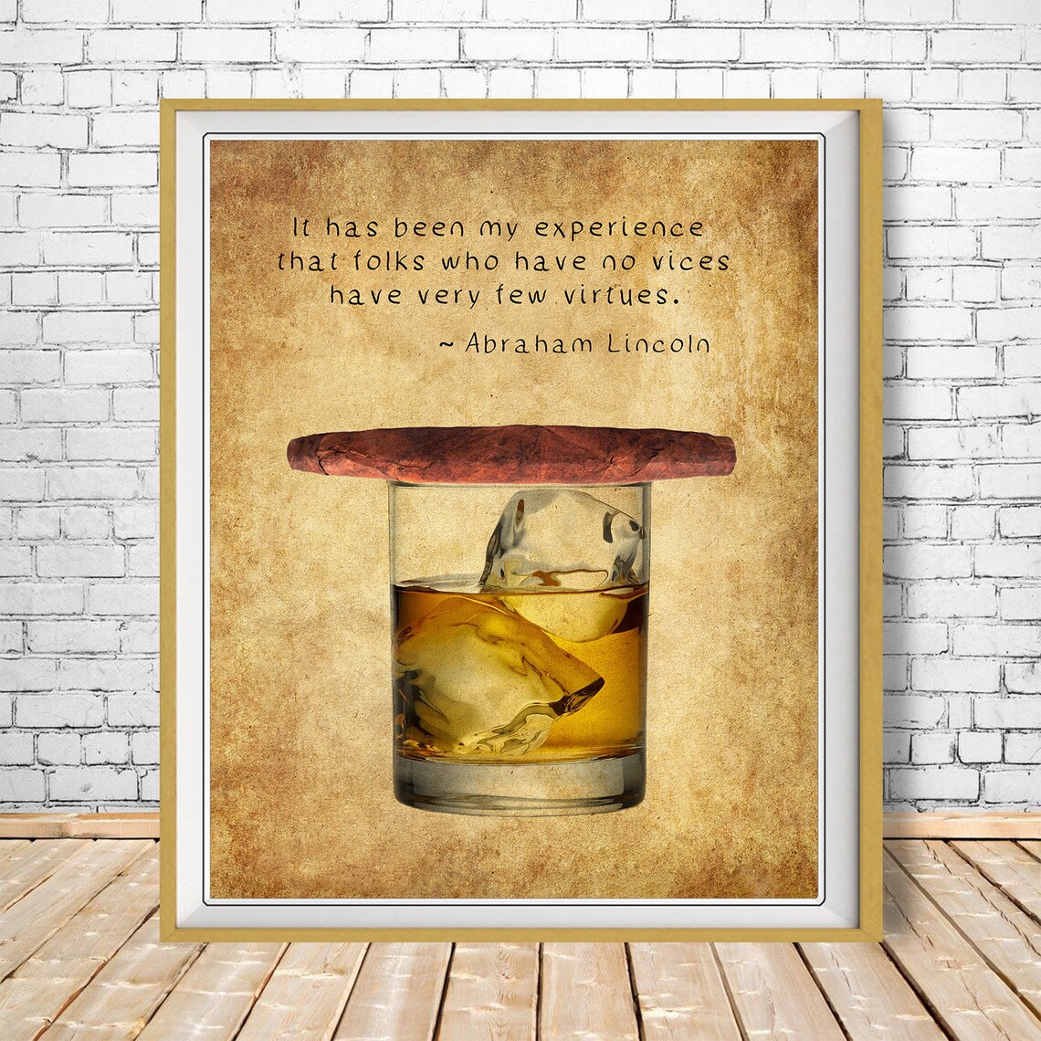 Cigar Art Cigar Prints Discounted Set of 3 Bar Art - Etsy