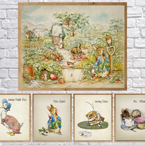 Beatrix Potter Prints - Etsy