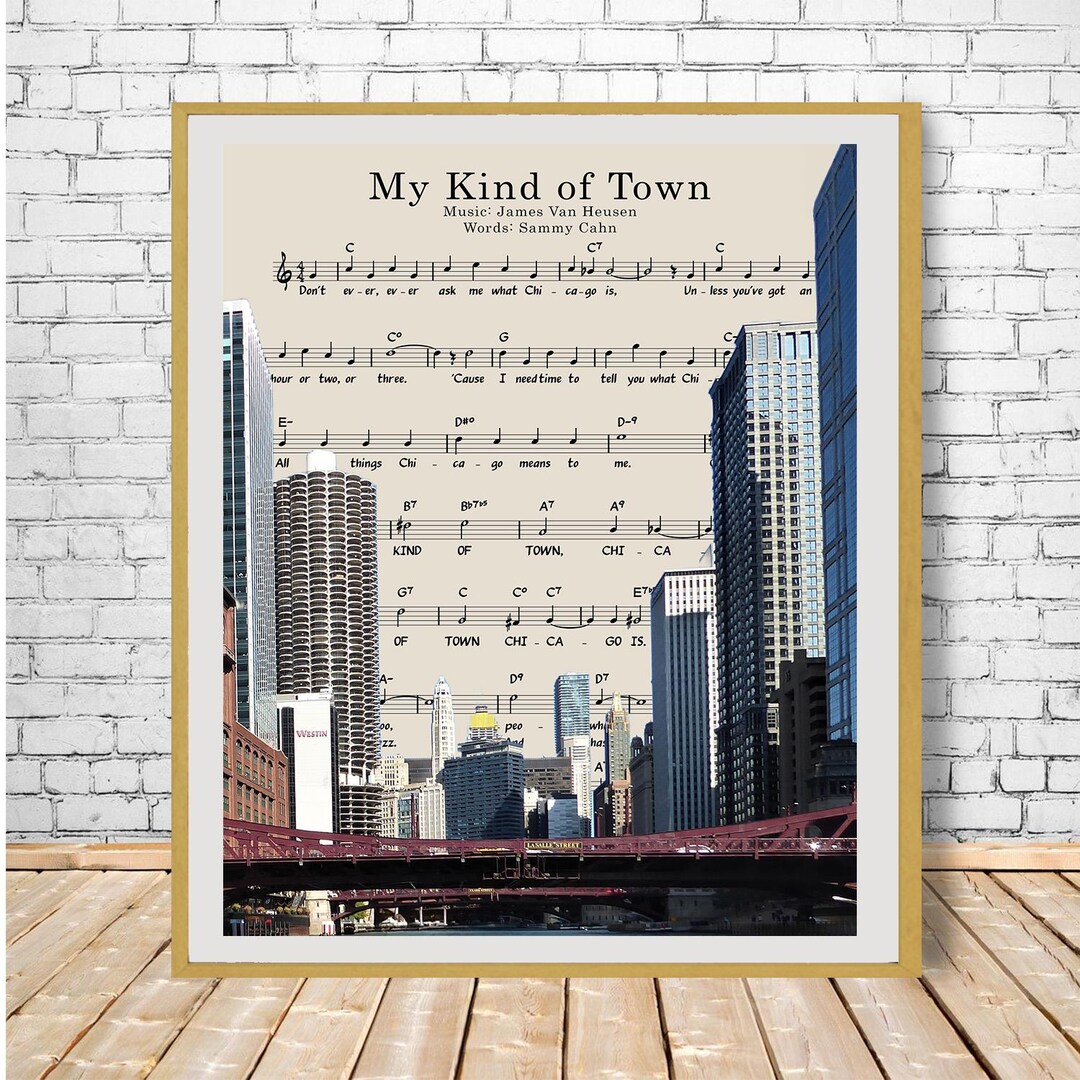 Chicago Skyline, Chicago Print, Chicago Decor, Chicago Poster Skyline ...