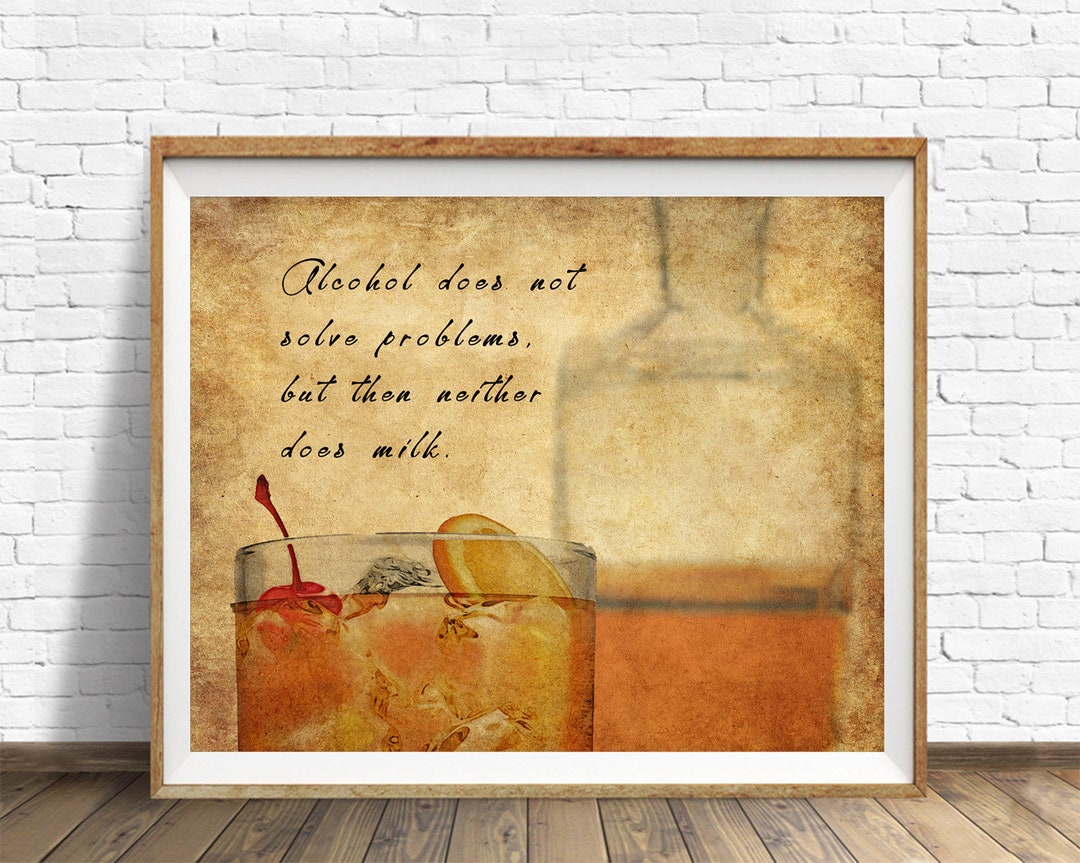 Whiskey Print, Bar Art, Whiskey Poster, Bar Decor Whiskey Quote, Scotch ...