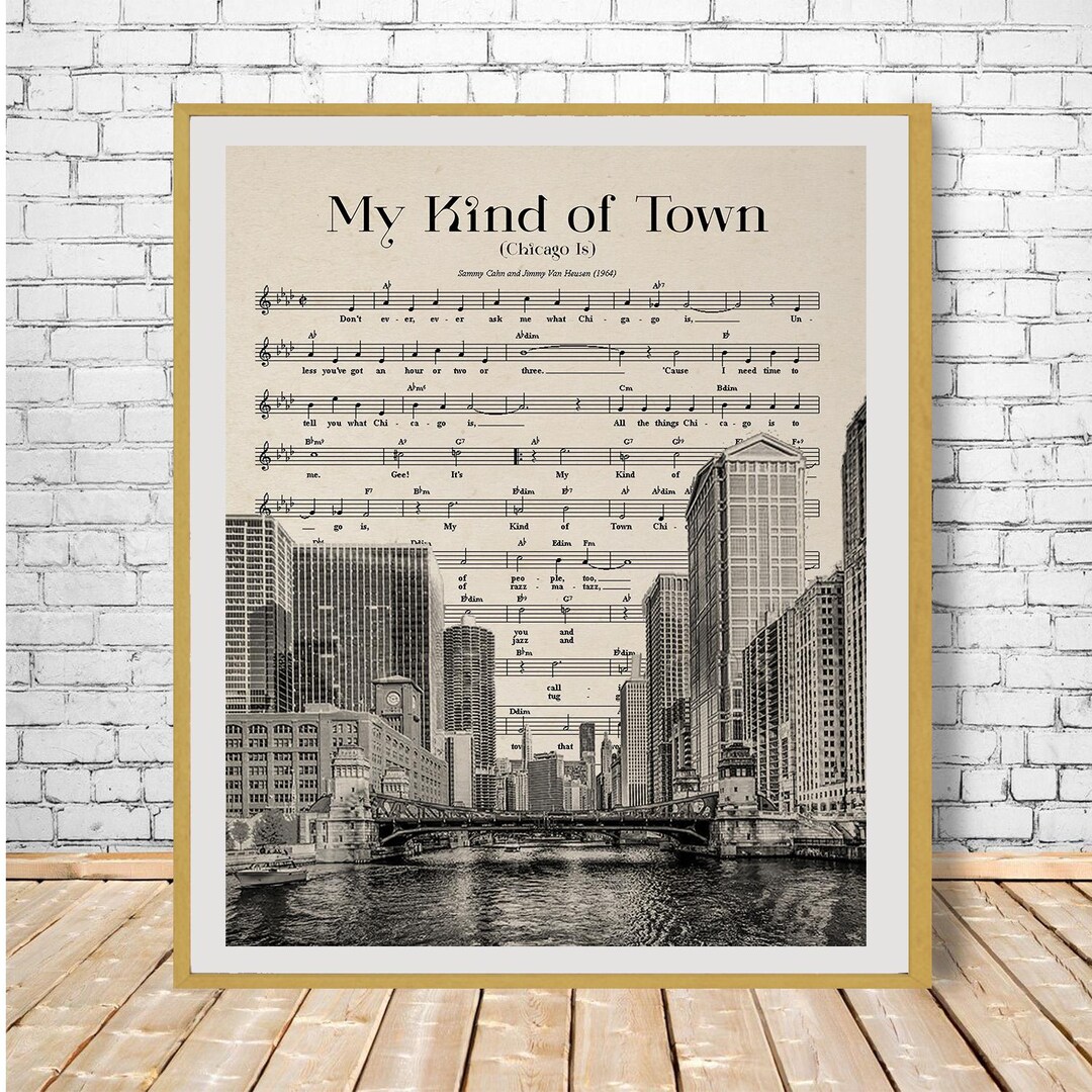 Chicago Skyline, Chicago Print, Chicago Decor, Chicago Poster Skyline ...
