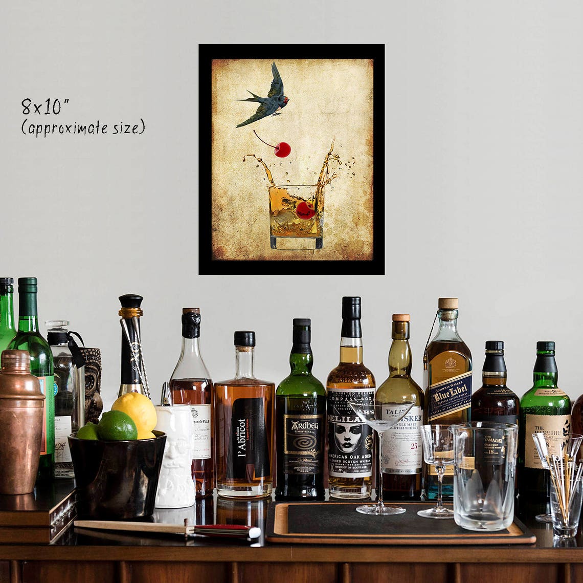 Whiskey Print, Bar Art, Whiskey Poster, Bar Decor, Scotch Bourbon Wall ...