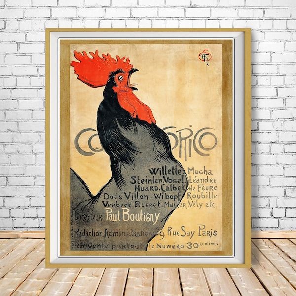Chicken Poster - Etsy