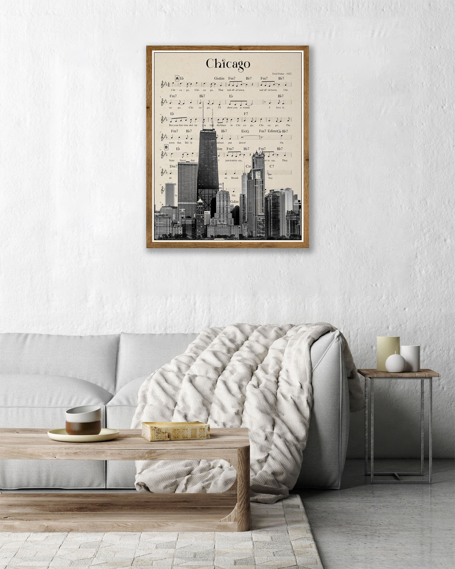 Chicago Skyline Chicago Print Chicago Decor Chicago Poster | Etsy