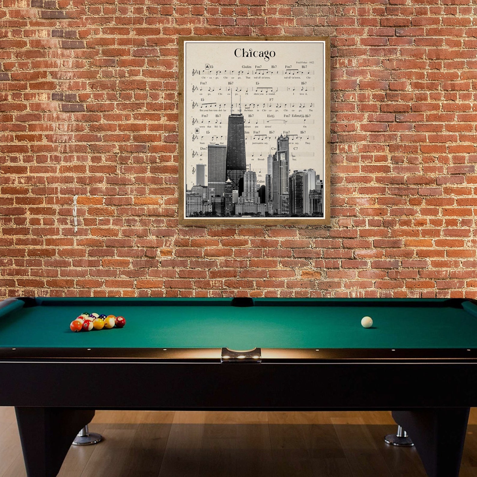 Chicago Skyline, Chicago Print, Chicago Decor, Chicago Poster Skyline ...